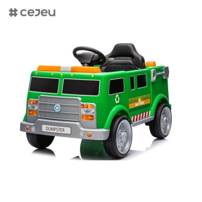 China Kids Recycling Truck Ride On Toy 6V Battery Powered with Sound Effects for Ages 1.5-4 Years for sale