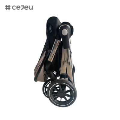 China KINTEX Foldable Lightweight Baby Stroller 0-15kg 5-Point Safety Harness Travel Pushchair Aluminum Alloy Frame for sale