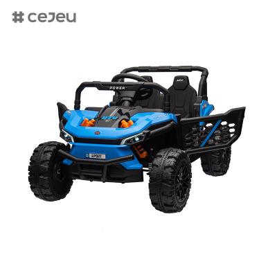 China 12V 2 Seater Kids Ride on UTV Car 4.5AH Electric Vehicle with 2x550W Motor for Ages 3-8 for sale