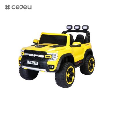 China Kintex 12V Kids Electric UTV Ride On Car 2-Seater with Remote Control LED Lights Bluetooth for sale