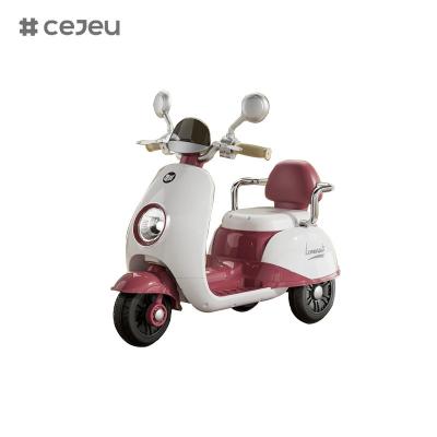 China Kids Electric Motorcycle 6V Ride On Toy with One Button Start Early Education USB for Boys Girls 3-5 Years for sale