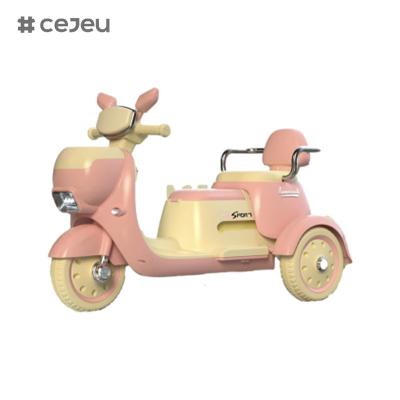 China CJ-688 Electric Ride On Motorcycle 6V Battery Powered Kids Toy with One Button Start for Ages 3-5 for sale