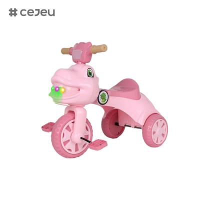 China Kids Dinosaur Tricycle with Music Lights Storage Box 58x32x48cm for Ages 3-6 for sale