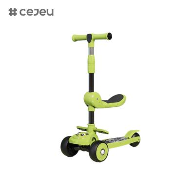 China Kids Adjustable Handle Scooter with Seat Cushion Lights Music 68-85cm for Ages 2-6 for sale