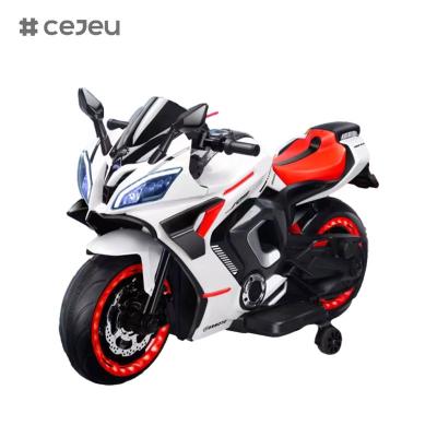 China 12V 7AH Kids Electric Ride On Motorcycle with Bluetooth USB LED Lights for 3-5 Years for sale