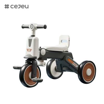 China CJ-610 Kids Riding Tricycle with Lights Music 3 Wheels 65x42x50cm Adjustable Seat for sale