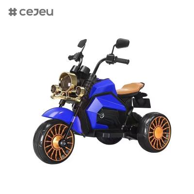 China CJ-5188R Kids Electric Motorcycle 6V4.5 Battery 380 Motor Ride On Toy for Ages 3-5 for sale