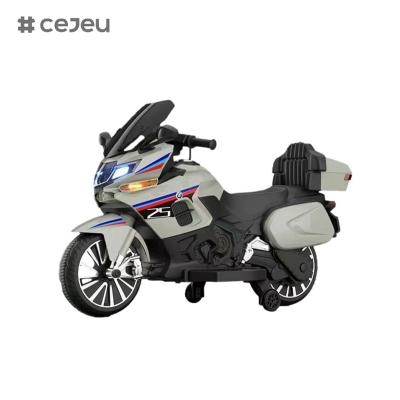 China CJ-R125 Kids Electric Motorcycle 12V7 Battery 550W Motor Bluetooth Music Ride On Toy for sale