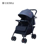 China Baby Stroller 0-3 Years Aluminum Alloy Frame 4 Wheel Suspension 360 Degree Rotation Removable Bumper Bar for sale