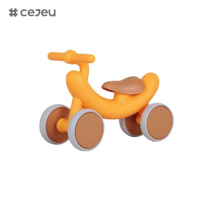 China Kids Balance Bike with US Flag Bell 1.5-3 Years Plastic Wheel Toddler Ride On Toy for sale