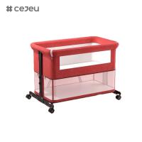 China Foldable Baby Crib 3 in 1 with Mosquito Net, Height Adjustable Carrycot, Mattress Included, 0-15kg for sale