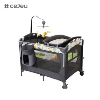 China Baby Bedside Crib Folding Sleeping Basket with Aluminum Frame 0-15kg for sale
