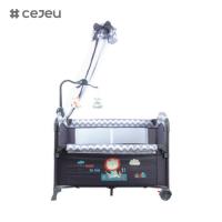 China Foldable Baby Crib Bed Newborn Multifunctional Portable Playpen Sleeper Bassinet 0-15kg for sale