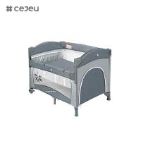 China CJ-H31 Baby Stroller Travel Bed 0-15kg Aluminum Alloy Frame Washable Portable Crib Grey Red Blue Pink for sale