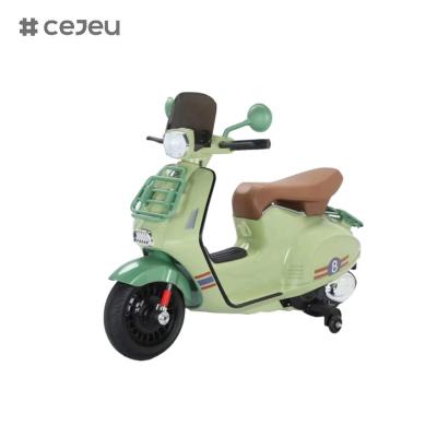 China 12V 4.5AH Children Electric Motorcycle Ride-On Toy for Ages 2-4 with LED Lights Bluetooth for sale