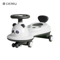 China Children's Twist Car 2-6 Years Panda Shape Silent Flash Wheel Anti-Rollover 65x31x36cm for sale