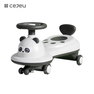 China Children's Twist Car 2-6 Years Panda Shape Silent Flash Wheel Anti-Rollover 65x31x36cm for sale