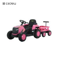 China Kids Electric Ride On Tractor Car 12V Battery Powered Toy with Dual Motor 390 and LED Lights for Ages 3-8 for sale