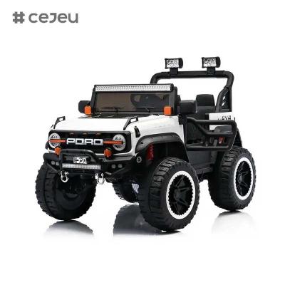 China 12V Kids Electric UTV Ride On Car with 2.4G Remote 2 Seats 4WD Music Lights for sale