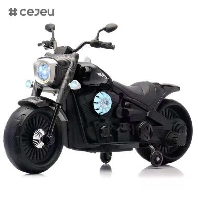 China CJ-SF-6688 Kids Electric Motorcycle 12V 550W for Ages 3-12 Big Size Battery Ride On for sale