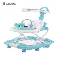 China CJ-BLM-936A 3-in-1 Multifunctional Baby Walker Rocker Slider Pushing Moped 3 Adjustable Heights for sale