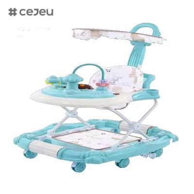 China CJ-BLM-936A 3-in-1 Multifunctional Baby Walker Rocker Slider Pushing Moped 3 Adjustable Heights for sale