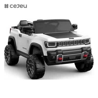 China Jeep Licensed 2 Seater Ride On Car 12V Battery Powered Kids Electric Vehicle with Remote Control for sale