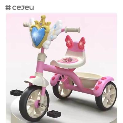 China Children Plastic Walking Stroller Tricycle for Age 2-4 Years 76x56x50cm for sale