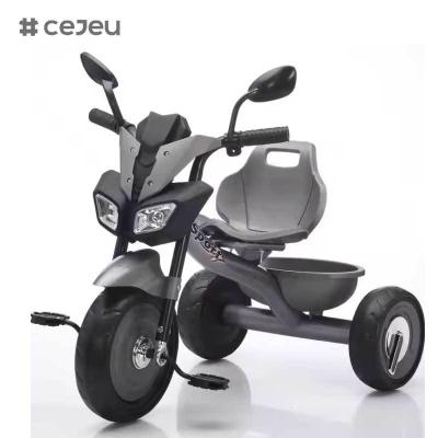 China Children Pedal Tricycle CJ-BMQ-6288 with Music Lights Adjustable Seat for Ages 3-6 for sale