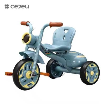 China 3 Wheel Kids Tricycle for Ages 3-6 Years Adjustable Seat Carbon Steel Frame 76x56x44cm Carton for sale