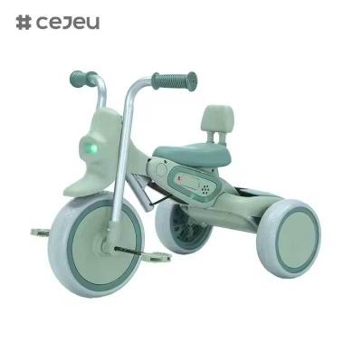 China CJ-BY-117 Kids Baby Tricycle Foldable 70x45x52cm with Lights Music for Ages 3-6 for sale