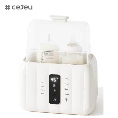 China Digital Display Milk Warmer 2 Bottle Capacity 200W Baby Bottle Sterilizer Food Heater with Night Light for sale
