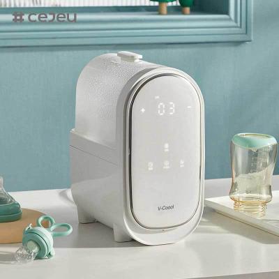 China Portable Double Baby Bottle Warmer with Sterilizer 24H Constant Temperature PTC Heating Custom Logo for sale