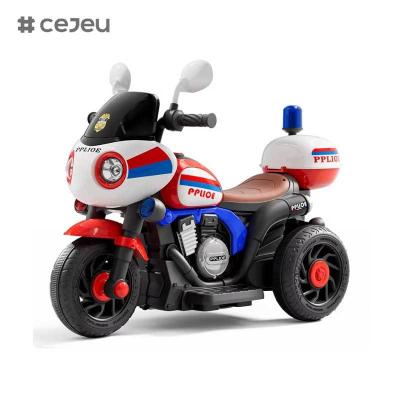 China Children Battery Powered Electric Tricycle Motorcycle 6V Ride On Toy for Age 3-7 Boys Girls for sale