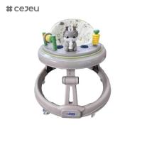 China Multi-functional Baby Walker with Adjustable Height 3 Levels Foldable Safety Bumper for Toddlers for sale