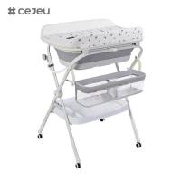 China Three-In-One Baby Care Table for Newborn Bathing Diapering 880mm Packing Size for sale