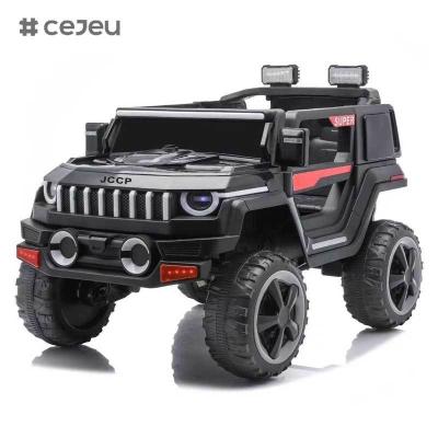 China 12V Kids Electric Ride On Off Road Jeep Toy Car with Remote Control for Boys Girls Ages 3-8 for sale
