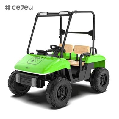 China 3-Seater Kids Electric Ride-On Golf Cart 12V 24V with Remote Control EVA Wheels for Ages 3-8 for sale