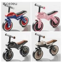 China Plastic Toddler Balance Bike 2-Wheel Foot-Powered Ride-On for 1-6 Years with Shock Absorber for sale
