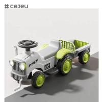 China Electric 6 Wheel Ride On Train Car for Kids 2 in 1 Track Toy 3-8 Years 110cm for sale