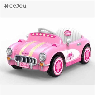 China Antique Style Kids Ride On Car 12V Electric Sports Car with LED Lights Music Remote Control for Children 2-4 Years for sale
