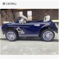 China Antique Style Kids Ride On Car 12V Electric Sports Car with LED Lights Music Remote Control for Children 2-4 Years for sale