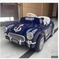 China Antique Style Kids Ride On Car 12V Electric Sports Car with LED Lights Music Remote Control for Children 2-4 Years for sale