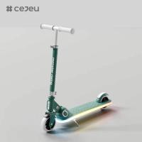 China Folding Aluminum Alloy Kids Scooter Height Adjustable Seat 50kg Max Load PU Wheels Ages 2-5 for sale