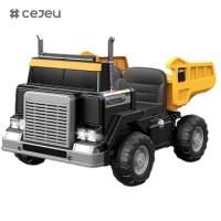 China 12V Electric Ride on Excavator Dump Truck for Kids 3-8 Years 127x83x78cm for sale