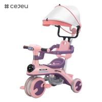 China Wholesale Kids Tricycle with Push Handle Sunshade for 3-8 Years Indoor Outdoor Ride Toy for sale