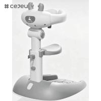 China CJ-ML-01 Little deer Portable Bath Helper Baby Free Mother Hands Adjustable Height Baby Shower Stand with Anti-Slip Base Standing Support for sale