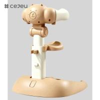 China CJ-ML-01 Little deer Portable Bath Helper Baby Free Mother Hands Adjustable Height Baby Shower Stand with Anti-Slip Base Standing Support for sale