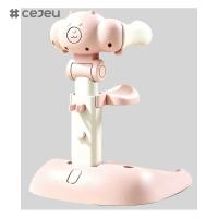 China CJ-ML-01 Little deer Portable Bath Helper Baby Free Mother Hands Adjustable Height Baby Shower Stand with Anti-Slip Base Standing Support for sale
