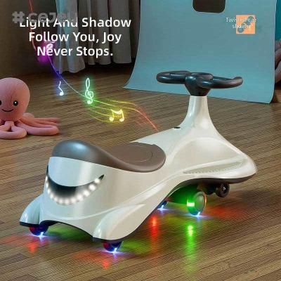 China CJ-SL-V8 Twisting Rocking Bike for Children 25-36 Months Plastic Four-Wheel Silent Anti-Rollover for Boys & Girls Baby Strollers for sale
